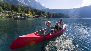Urlaub am Eibsee: Im 4 Sterne Hotel Eibsee - Der Eibsee