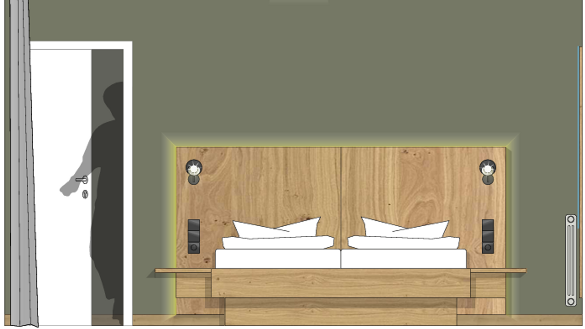 Comfort Doppelzimmer Schwarzwald mit Balkon - Weinhotel Pfeffer & Salz